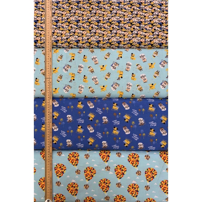 Disney Dug Days - Light Blue Adventure Time | The Quilt Shop