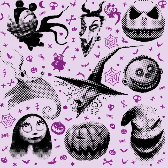 Nightmare Before Christmas Characters Fabric - The Quilt Shop