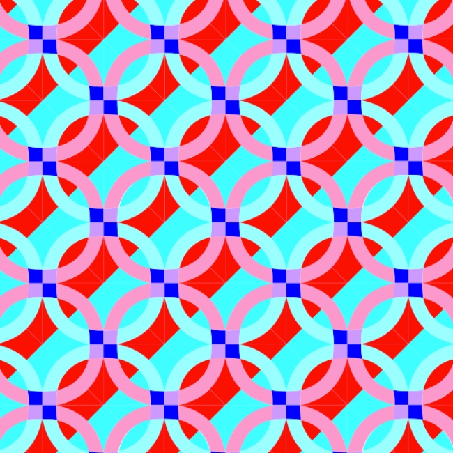 CutRite Slit N Sew Double Wedding Ring Template - Plus | The Quilt Shop