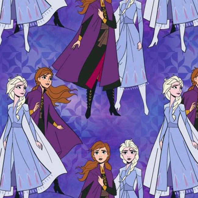 Elsa And Anna Together - Frozen Fabric - The Quilt Shop