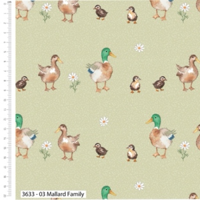 Farmyard - Mallard Family - Craft Cotton Co - The Quilt Shop