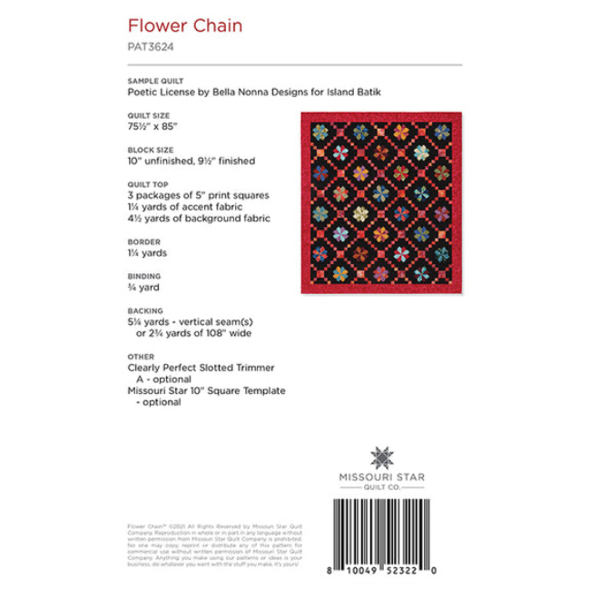 Missouri Star - Flower Chain - Quilt Pattern - The Quilt Shop
