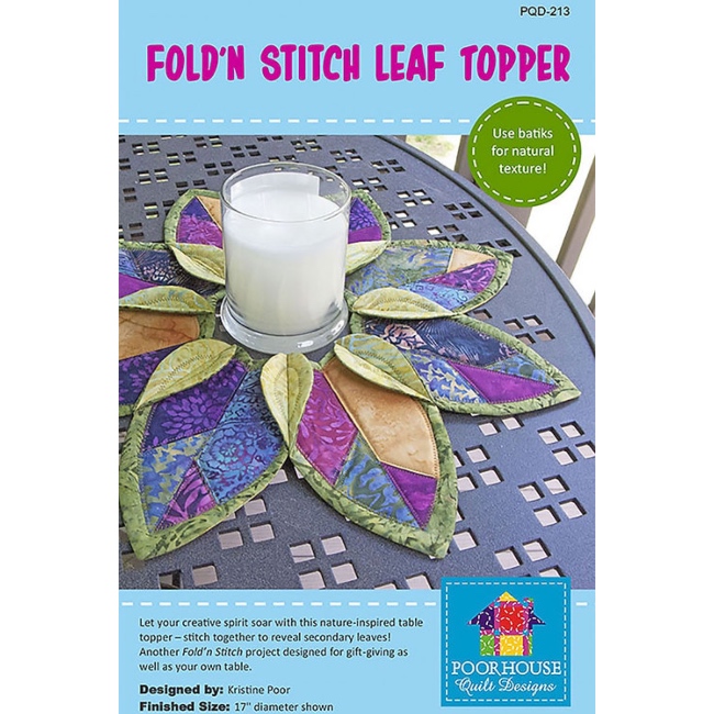 Fold'N Stitch Leaf Topper Pattern | The Quilt Shop