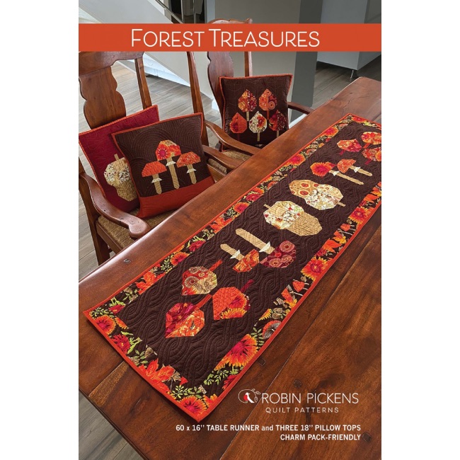 Forest Treasures Table Runner Pattern | The Quilt Shop