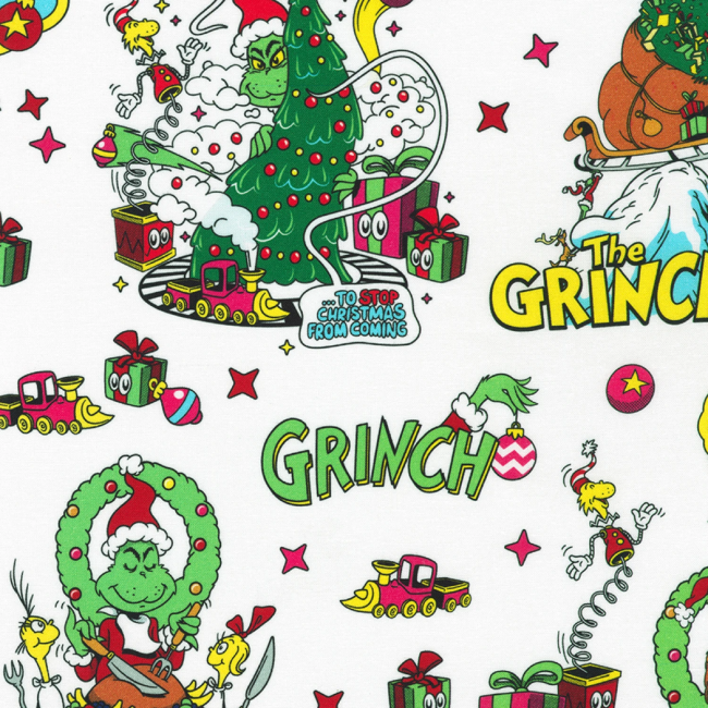 How The Grinch Stole Christmas Fabric - The Quilt Shop