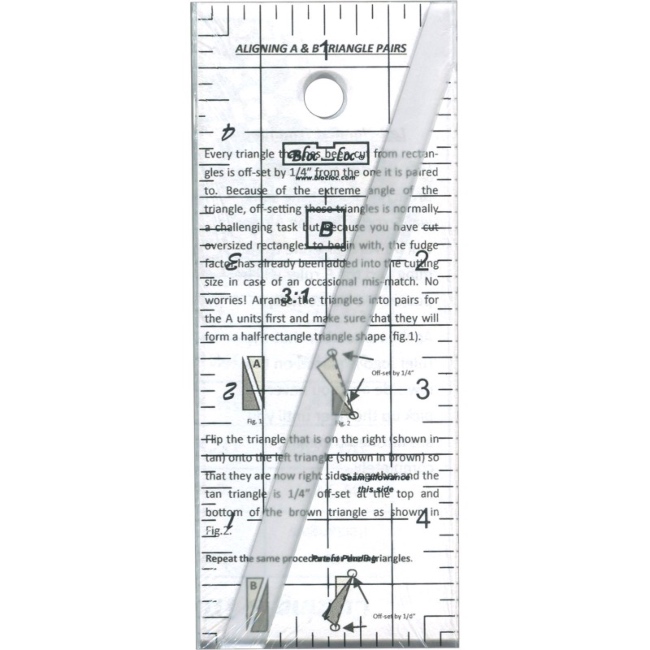 3:1 Mini - Half-Rectangle Triangle Set - Bloc Loc - The Quilt Shop