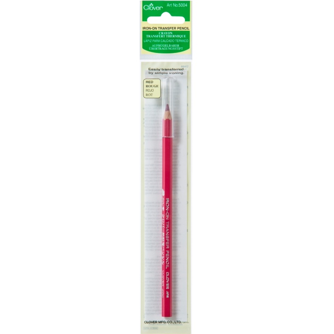 Iron-On Transfer Pencil - Red - Clover - The Quilt Shop