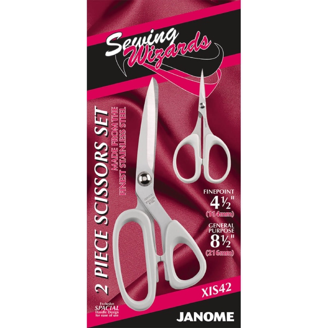 Janome Sewing Wizards Scissors Set - The Quilt Shop