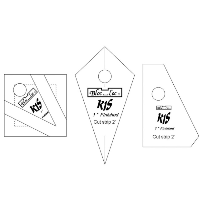 1 inch - Kite In A Square Set - Bloc Loc - The Quilt Shop