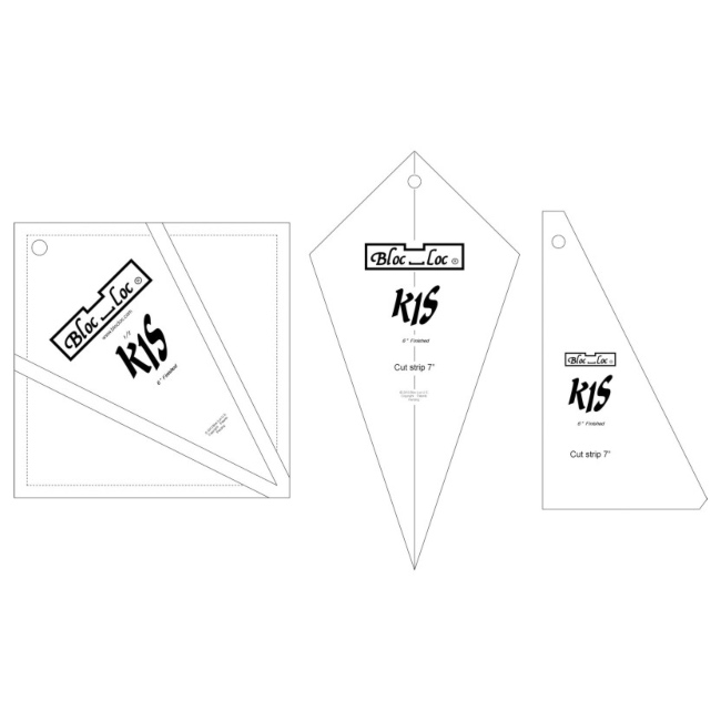6 inch - Kite In A Square Set - Bloc Loc - The Quilt Shop