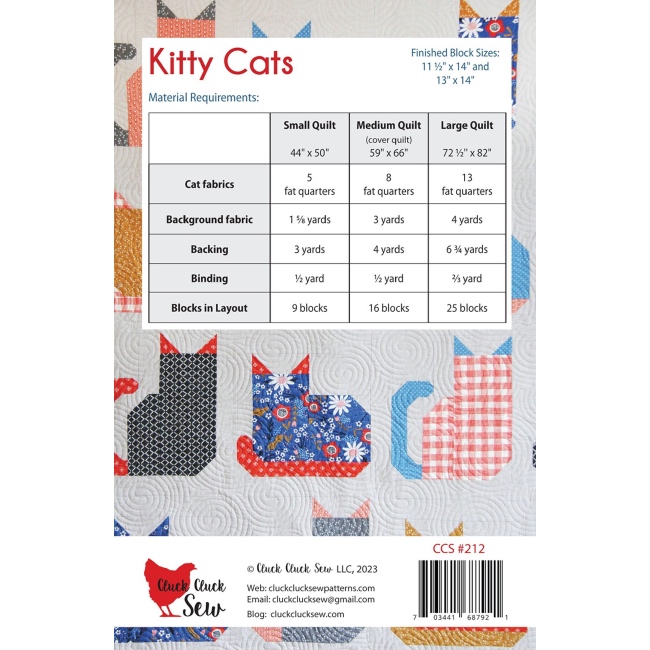 Kitty Cats Quilt Pattern - The Quilt Shop