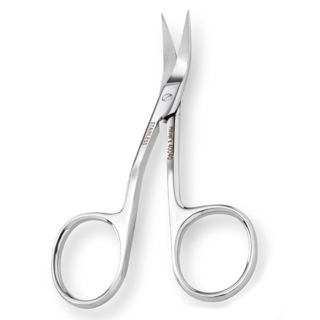 Left Handed Double Curved Embroidery Scissors - The Quilt Shop