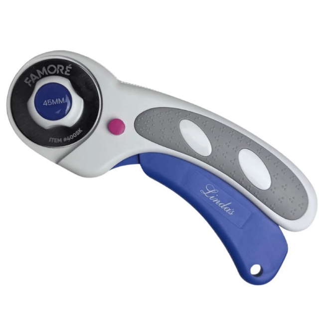 Linda's Ergonomic - 45mm Rotary Cutter - Famore - The Quilt Shop