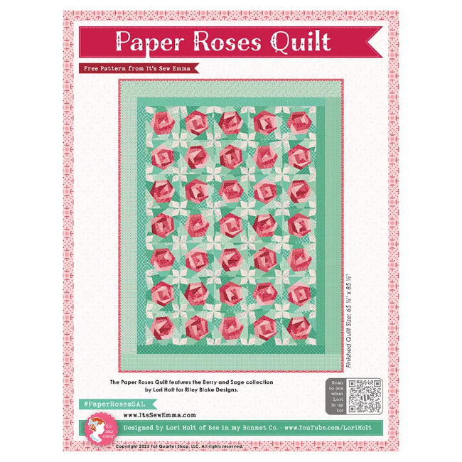 Paper Roses 10in Foundation Paper Pad - The Quilt Shop