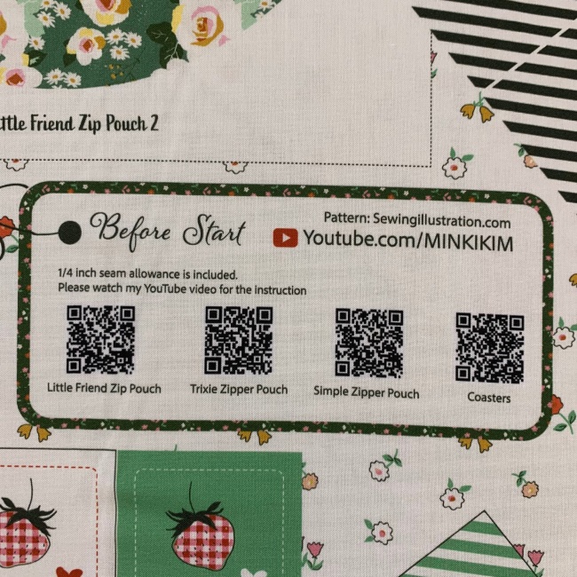 Memories - Pouch Panel - Minki Kim | The Quilt Shop