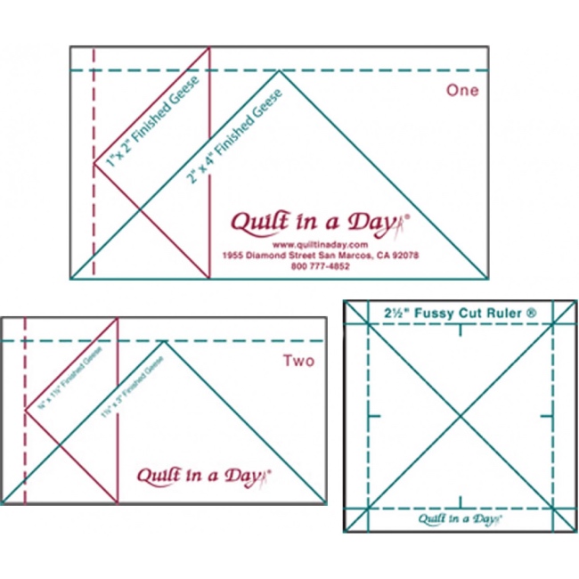 Mini Flying Geese Ruler Set | Quilt In A Day | The Quilt Shop