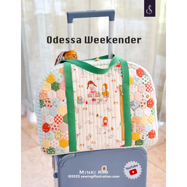 Odessa Weekender Bag Pattern - Minki Kim - The Quilt Shop
