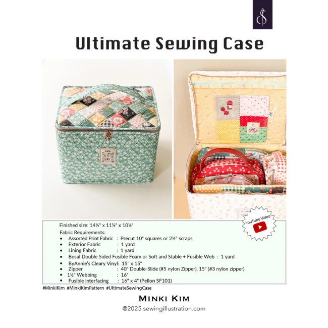 Ultimate Sewing Case Pattern - Minki Kim | The Quilt Shop