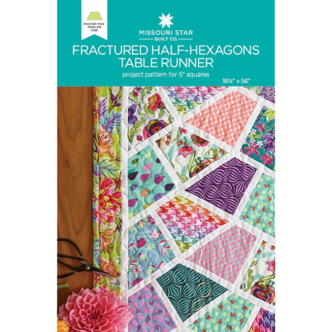 Missouri Star - Fractured Half-Hexagons - Table Runner Pattern | The ...