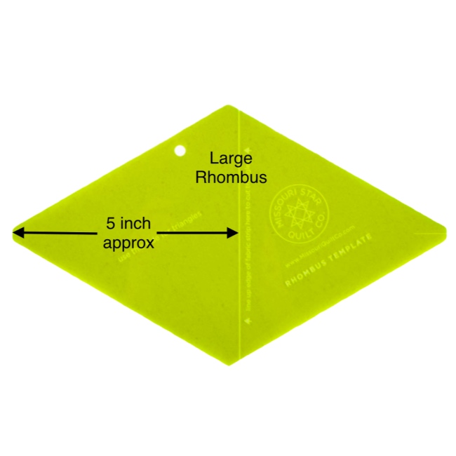 Missouri Star Quilt Company Rhombus Template - Large | The Quilt Shop