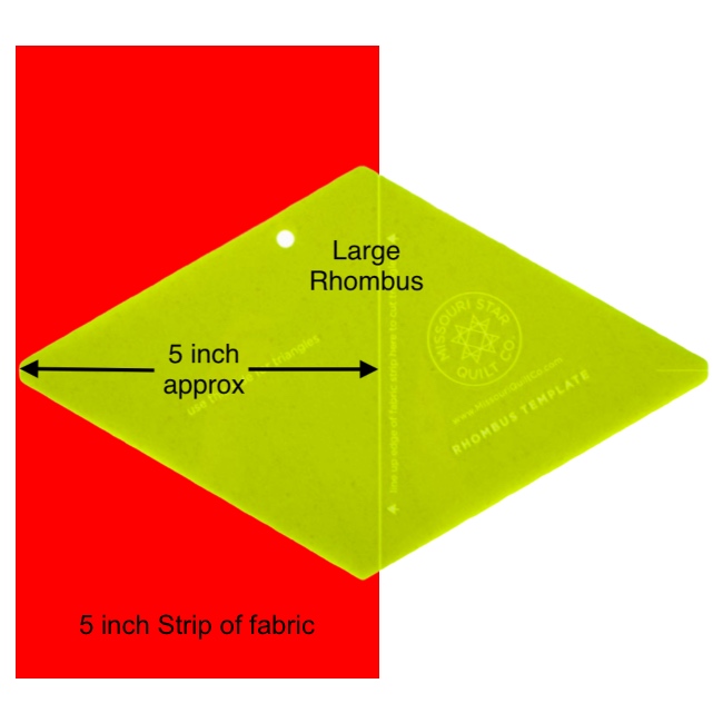 Missouri Star Quilt Company Rhombus Template - Large | The Quilt Shop