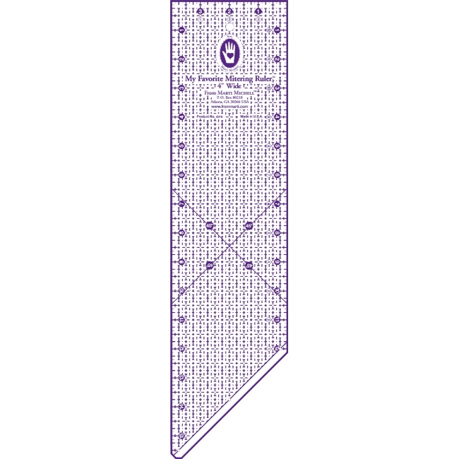 Mitering Ruler | 4 x 14 | Marti Michell | The Quilt Shop