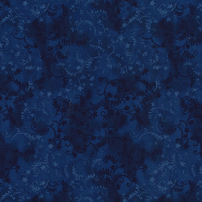 Indigo - Mystic Vine Fabric - The Quilt Shop