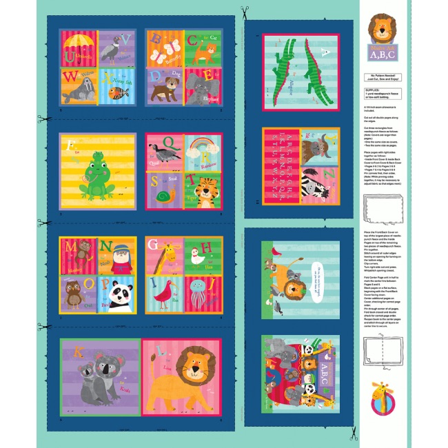 Noah and Friends II Book Panel | The Quilt Shop