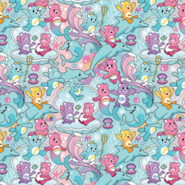 Care Bears Fabric - Ocean Bears Care | The Quilt Shop