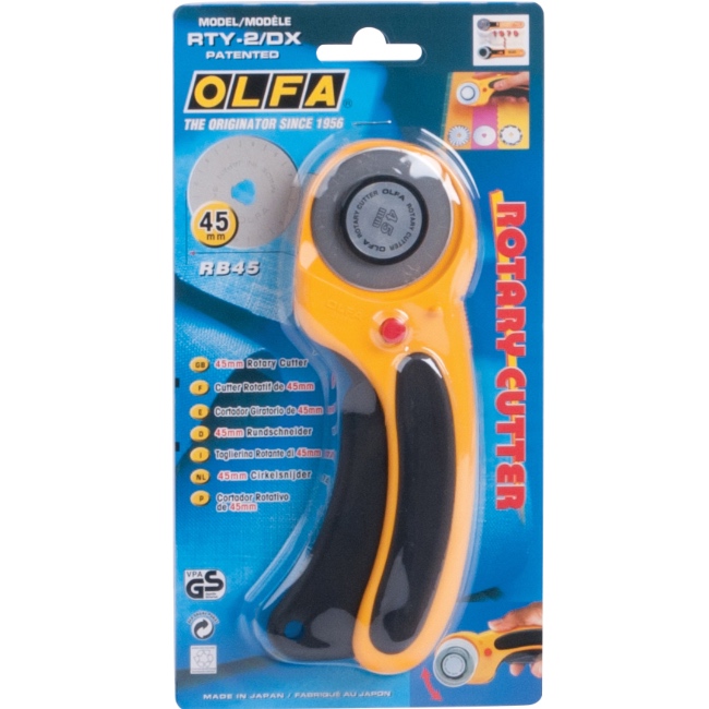 OLFA 45mm Deluxe Rotary Cutter - The Quilt Shop