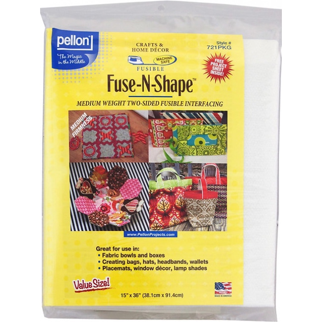 Medium - Pellon Fuse N Shape Double Sided Firm Interfacing 15in x 36in ...