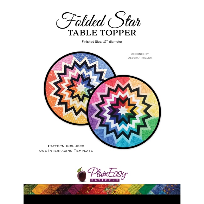 Folded Star Table Topper Pattern & Interfacing | The Quilt Shop
