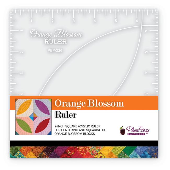 Orange Blossom Acrylic Template - PlumEasy - The Quilt Shop