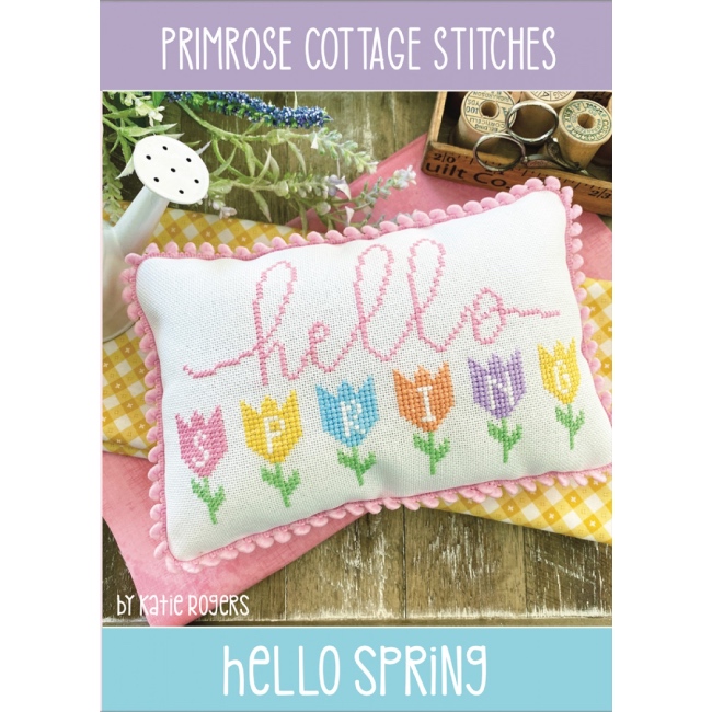 Primrose Cottage - Hello Spring - Cross Stitch Pattern | The Quilt Shop