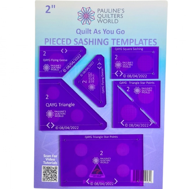 Pieced Sashing Templates QAYG 2in | The Quilt Shop