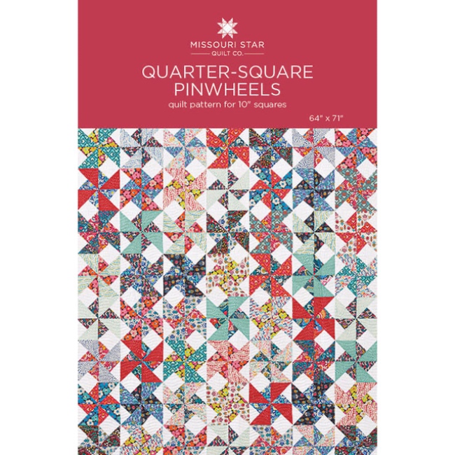 Missouri Star - Quarter Square Pinwheel - Quilt Pattern | The Quilt Shop