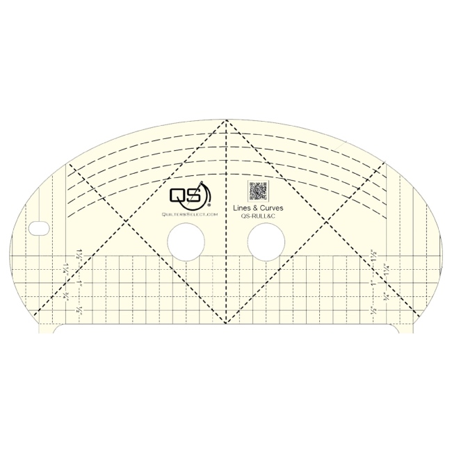 Quilters Select - Machine Quilting Ruler - Lines & Curves | The Quilt Shop