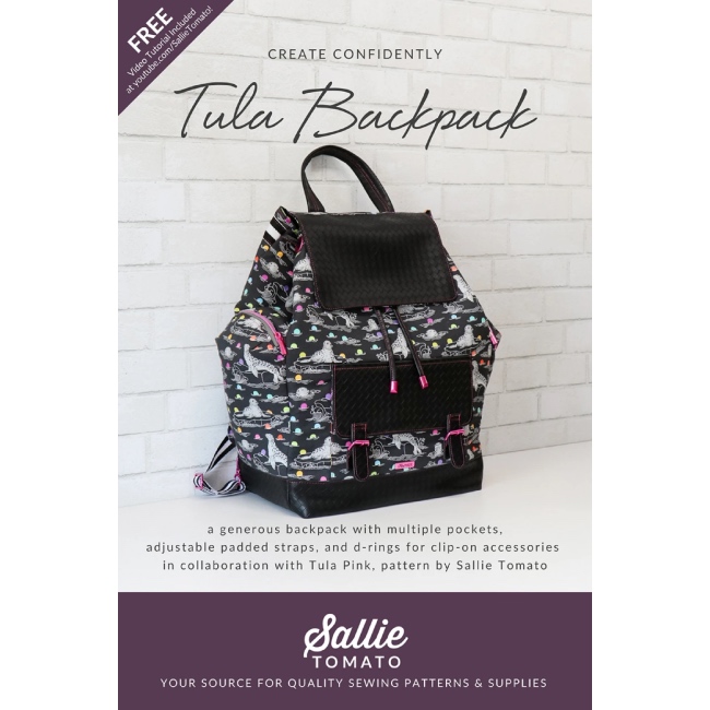 Tula Backpack - Bag Pattern - Sallie Tomato | The Quilt Shop
