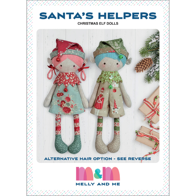 Santa's Helpers Christmas Elf Dolls Pattern - The Quilt Shop