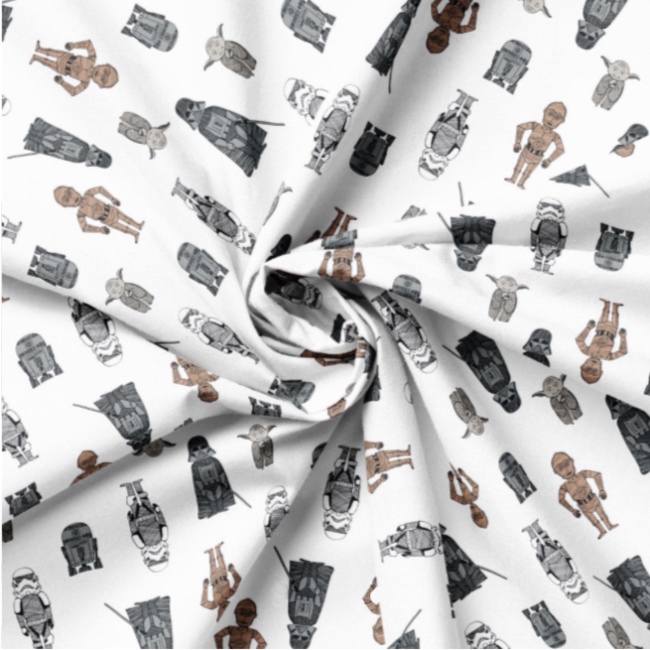 Star Wars Sketch Characters Fabric | The Quilt Shop