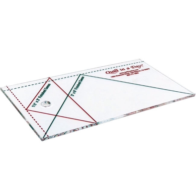 Small Flying Geese 3.5" x 6.5" Ruler | The Quilt Shop