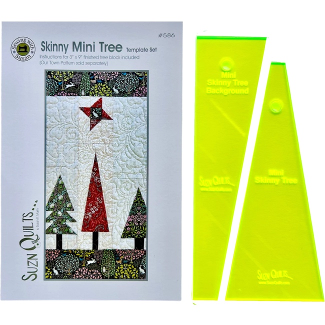 Suzn Quilts - Skinny Mini Tree Template Set | The Quilt Shop