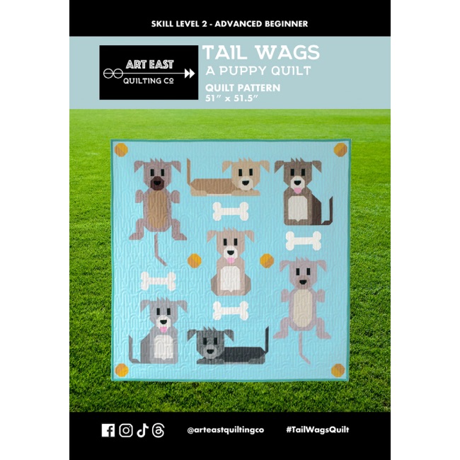 Tail Wags A Puppy Quilt Pattern Booklet | The Quilt Shop