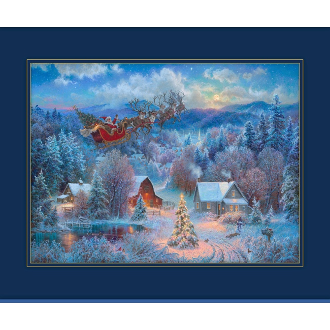 The Night Before Christmas Fabric Panel - The Quilt Shop