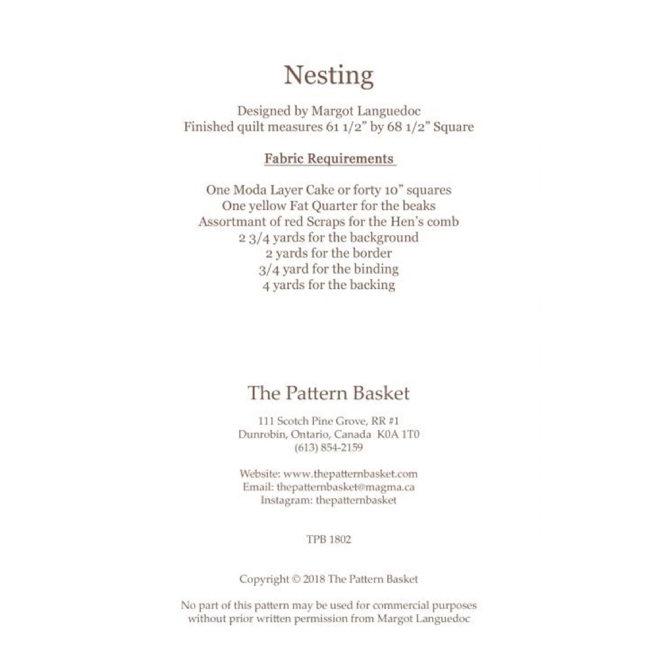 Nesting - Quilt Pattern | The Quilt Shop