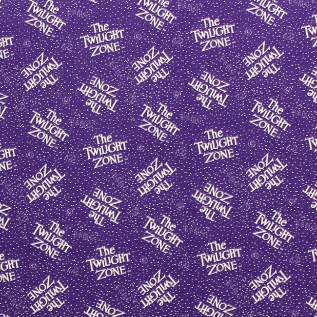 Purple The Twilight Zone Fabric - Glow In the Dark | The Quilt Shop
