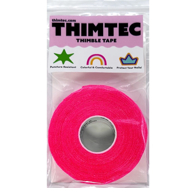 Thimtec - Thimble Tape - Neon Pink | The Quilt Shop