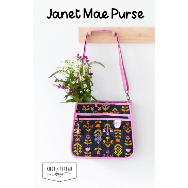 Janet Mae Purse - Bag Pattern - Knot and Thread Design - The Quilt Shop