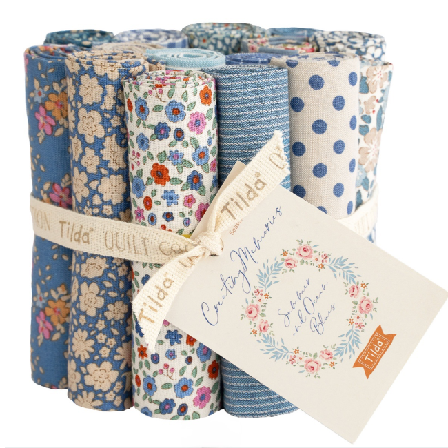 Tilda - Creating Memories Summer - Fat Eighth Bundle 16pcs - The Quilt Shop