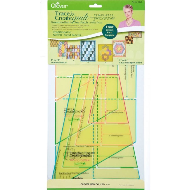 Clover Trace 'n Create Quilt Template - Grandmothers One Patch - The ...
